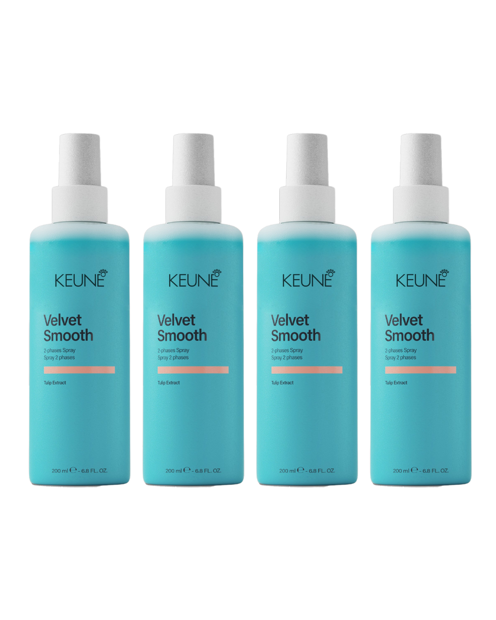 Care Velvet Smooth 2-phase Spray 4 stuks